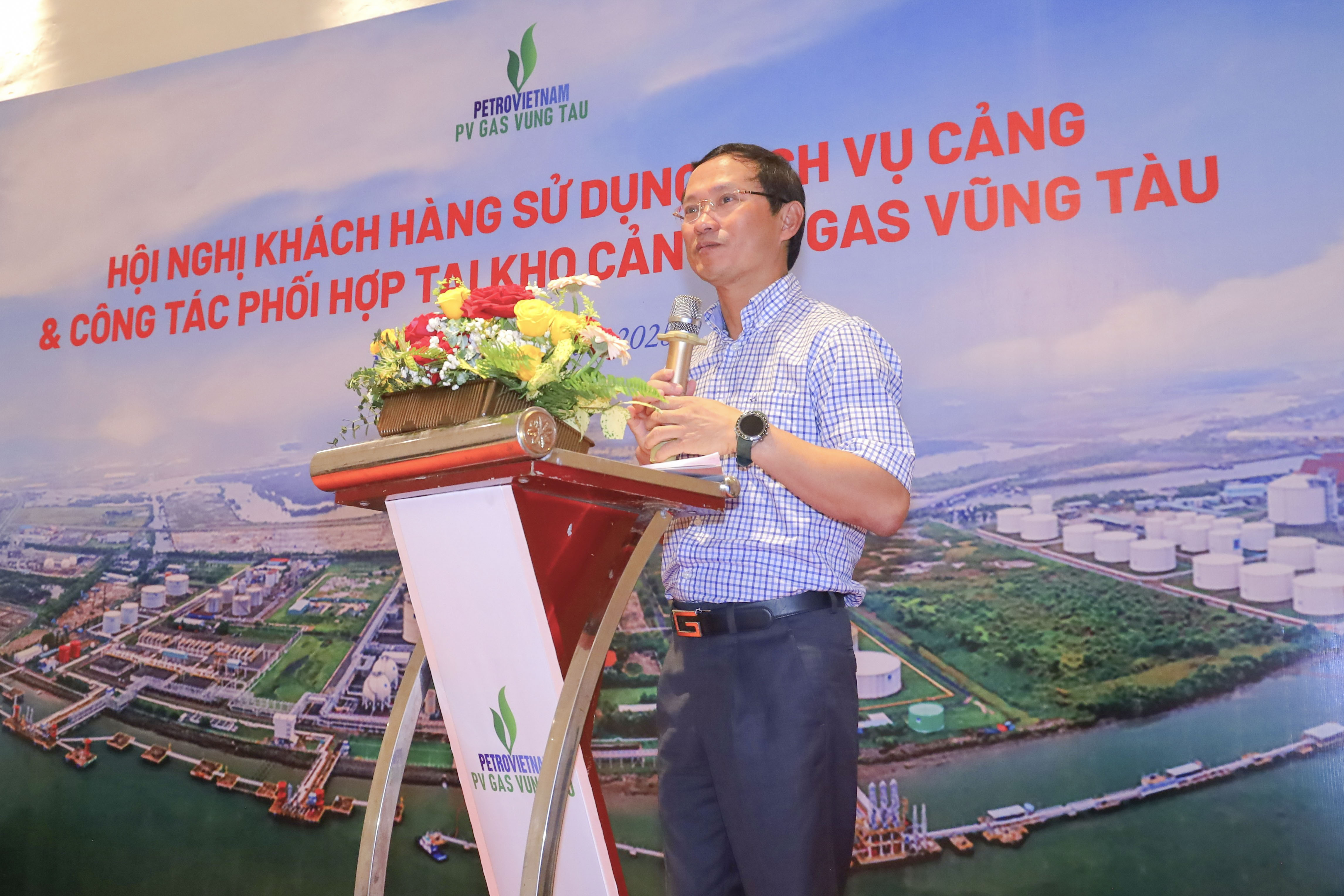 PV GAS VUNG TAU tổ chức Hội nghị Khách hàng sử dụng Dịch vụ Cảng và Công tác phối hợp tại kho ...